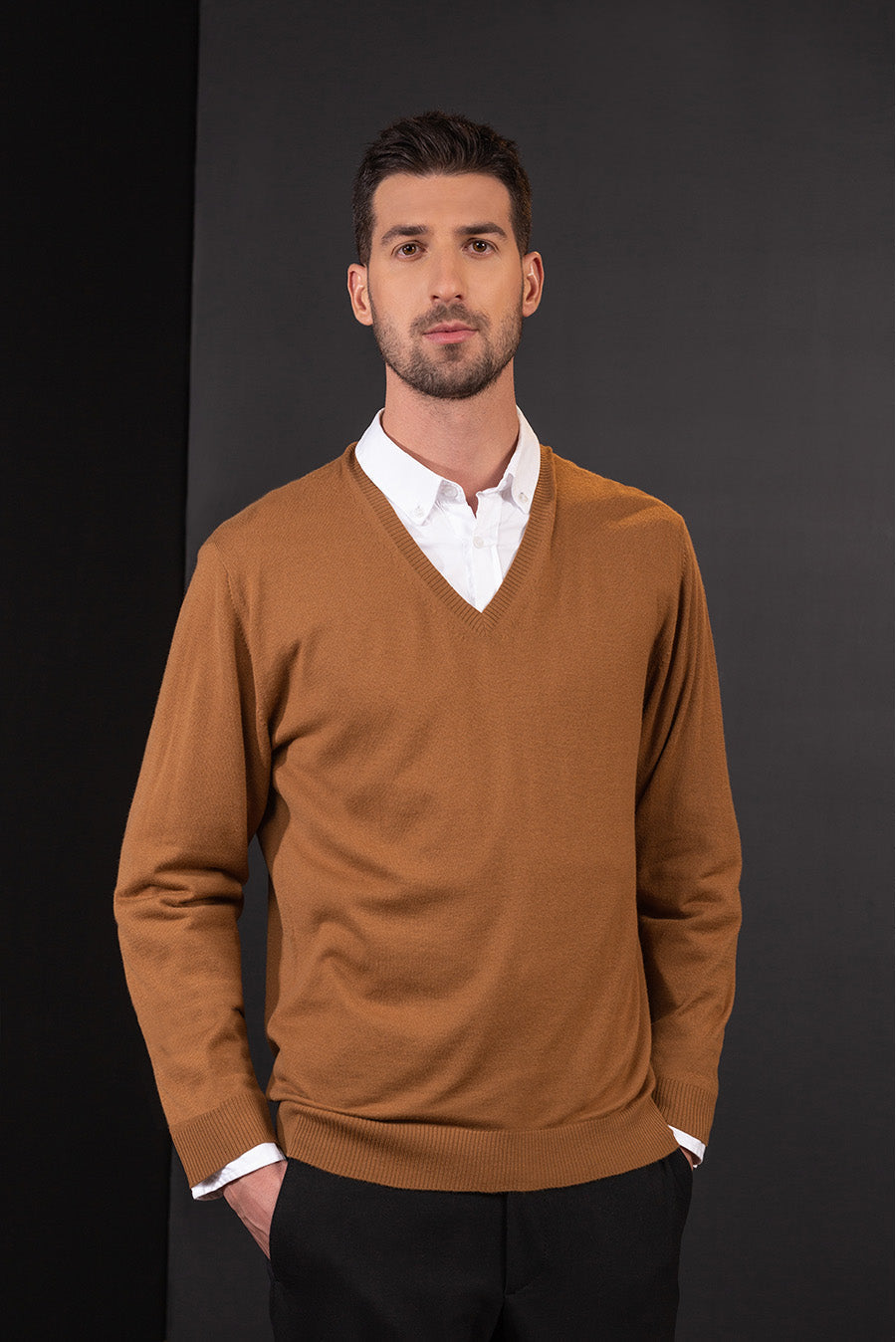 Suéter Brian De Vicuña Color Vicuna